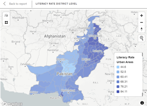 Literacy Rate Analysis in Pakistan - Gallup Pakistan Digital Analytics